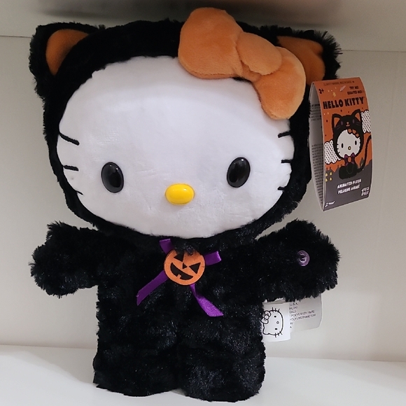 Hello Kitty | Holiday | Hello Kitty 225 Black Cat Harpsi Animated ...